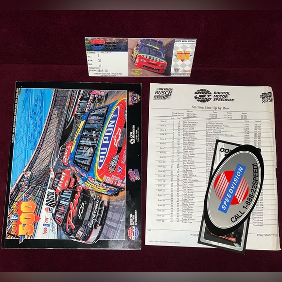 Nascar | Other | Nascar 998 Magazine Extras | Poshmark